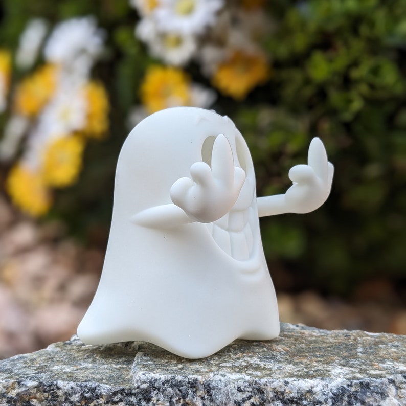 Unfriendly Ghost 3D Printed Middle finger