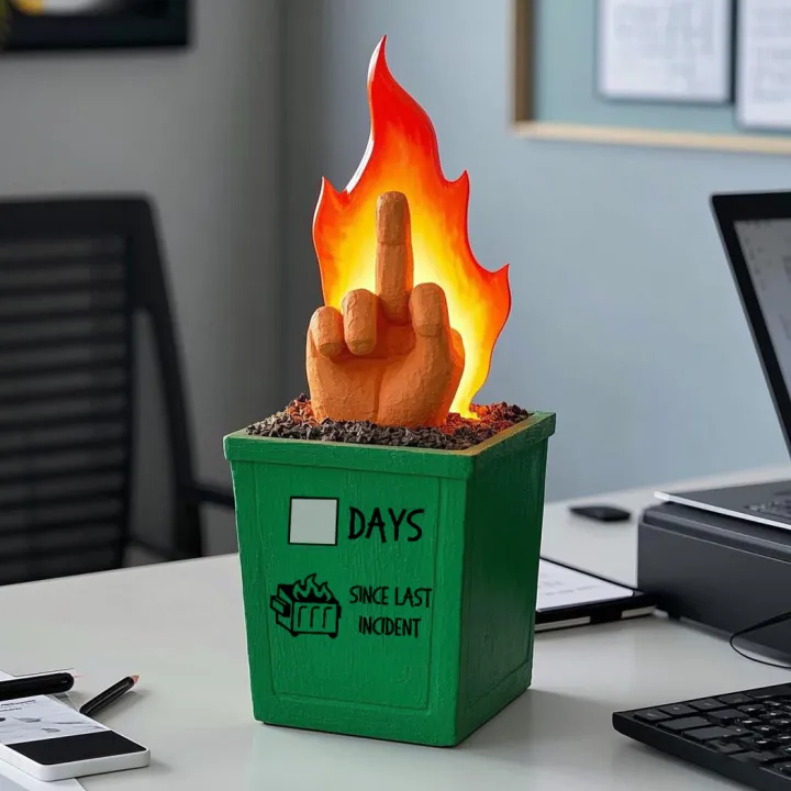 💥HOT SALE 50% OFF - FUNNY BURN FIRE STATUE🎁