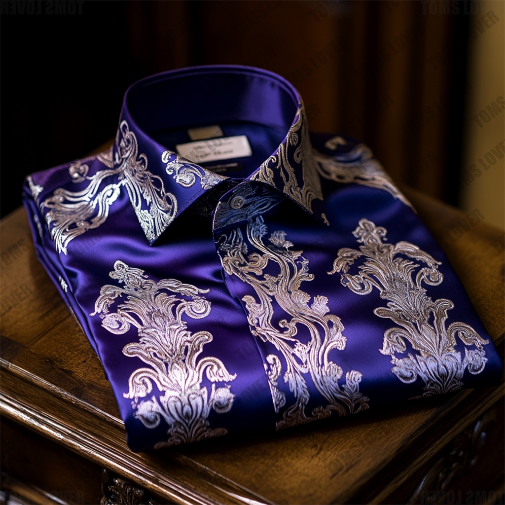 Business casual fashion printed pattern shirt -Tomslover