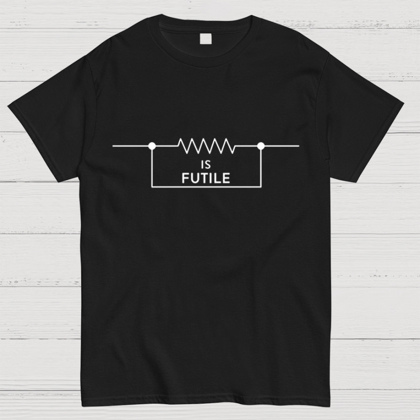 Funny Engineer Resistor Geek Science T-shirt-Geekbitshirts
