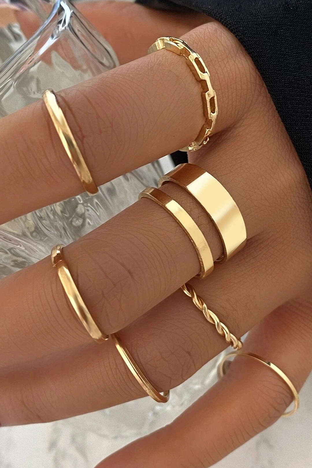 Set of 7 Pc Rings – Micas