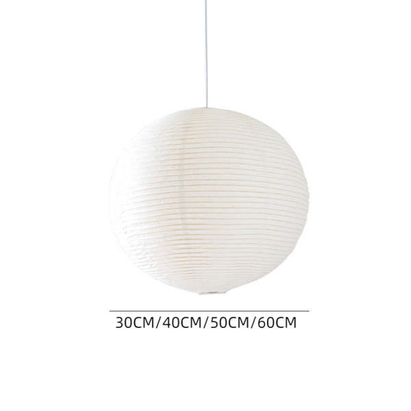 Lamppo Pendant Lights Rice Paper Traditional White Paper Lantern ...