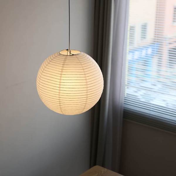 Lamppo Pendant Lights Rice Paper Traditional White Paper Lantern ...