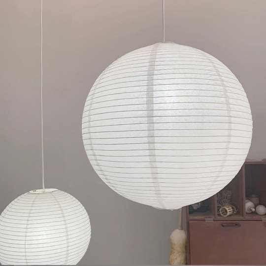 Lamppo Pendant Lights Rice Paper Traditional White Paper Lantern ...