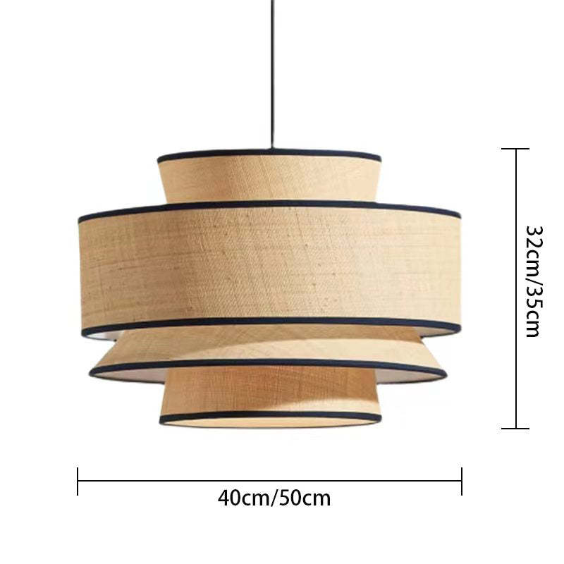 Lamppo Layered shape Fabric Pendant Lights