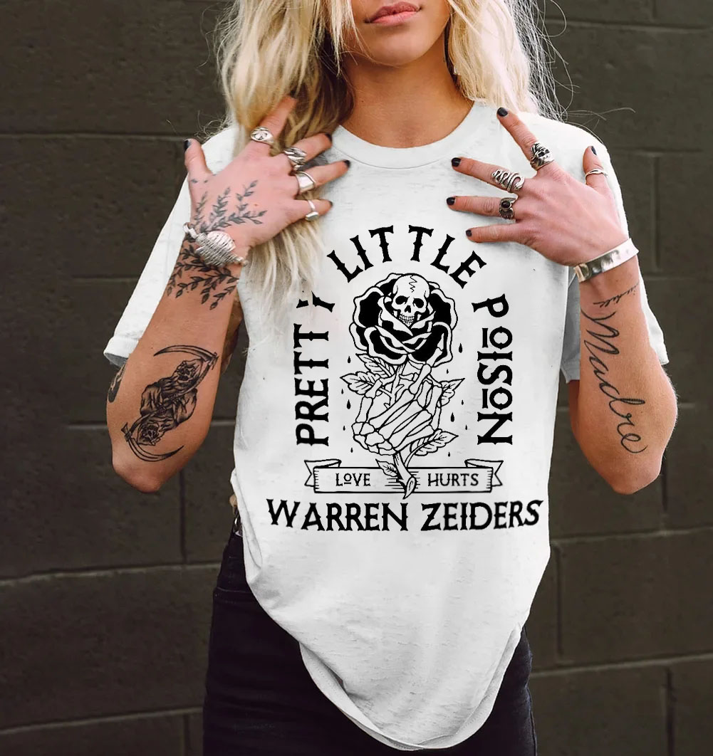 Pretty Little Poision Skull T-shirt