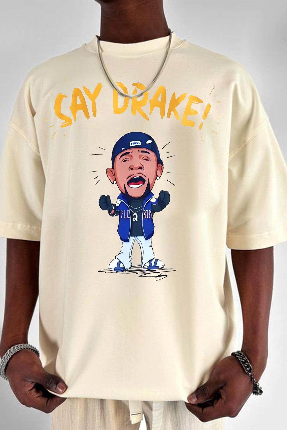 Kendrick Lamar Say "Say Drake" Tee For Men