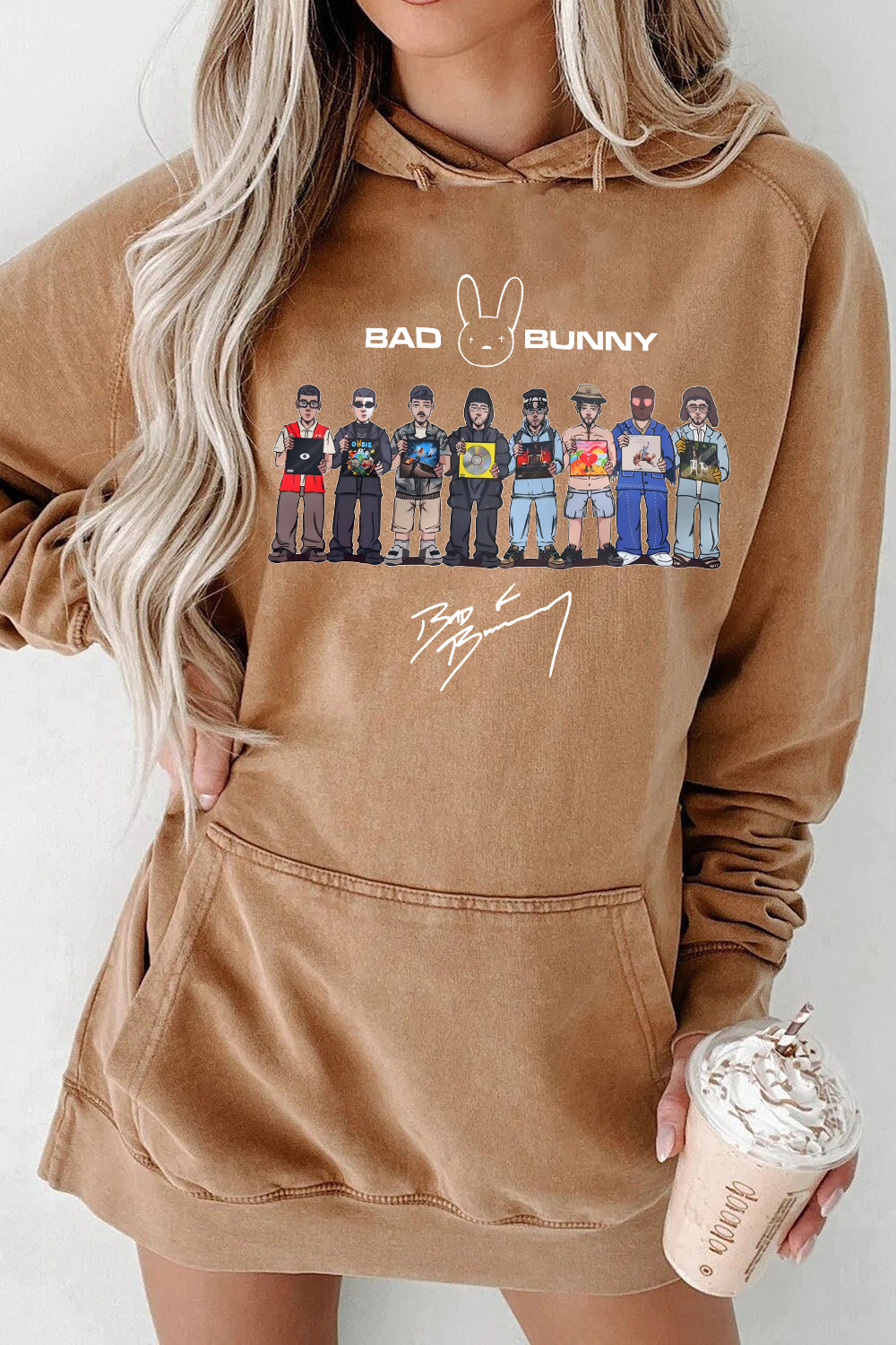 Bad Bunny DTMF Album Merch Hoodie For Women
