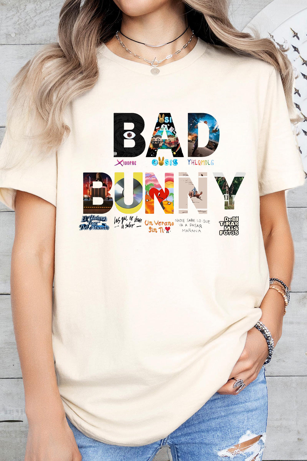Bad Bunny Album DTMF Merch Tee For Women