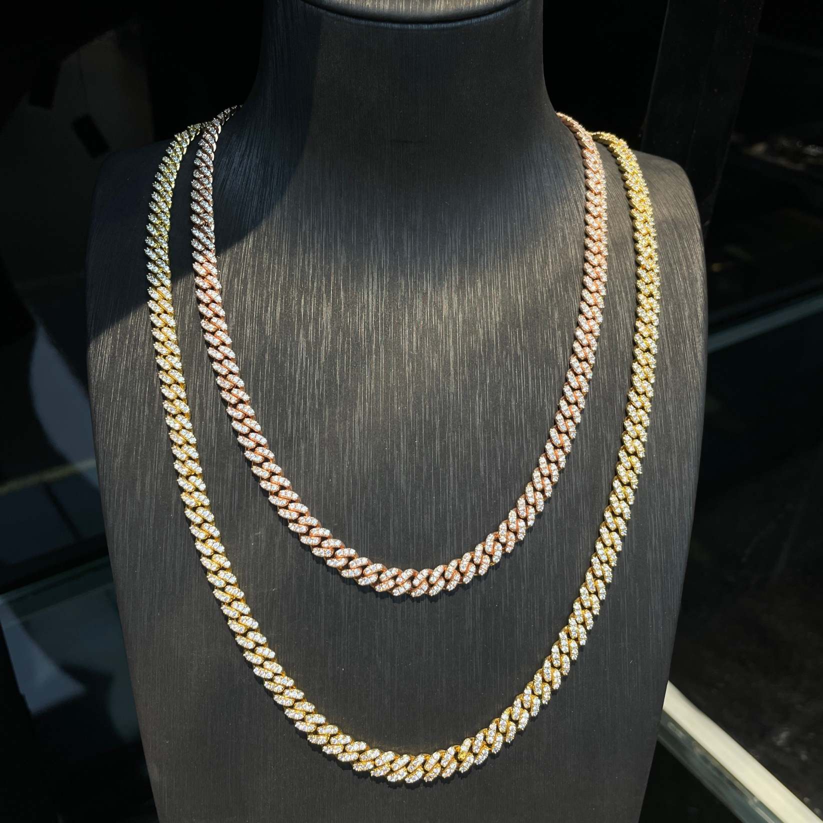 6mm Single Row Moissanite Hip Hop Cuban Link Chain – vvsbox