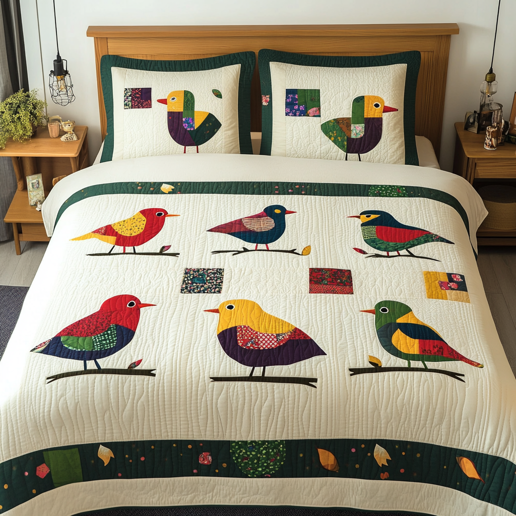 Bird DAI280824216 Quilt Bedding Set – Yirenhouse