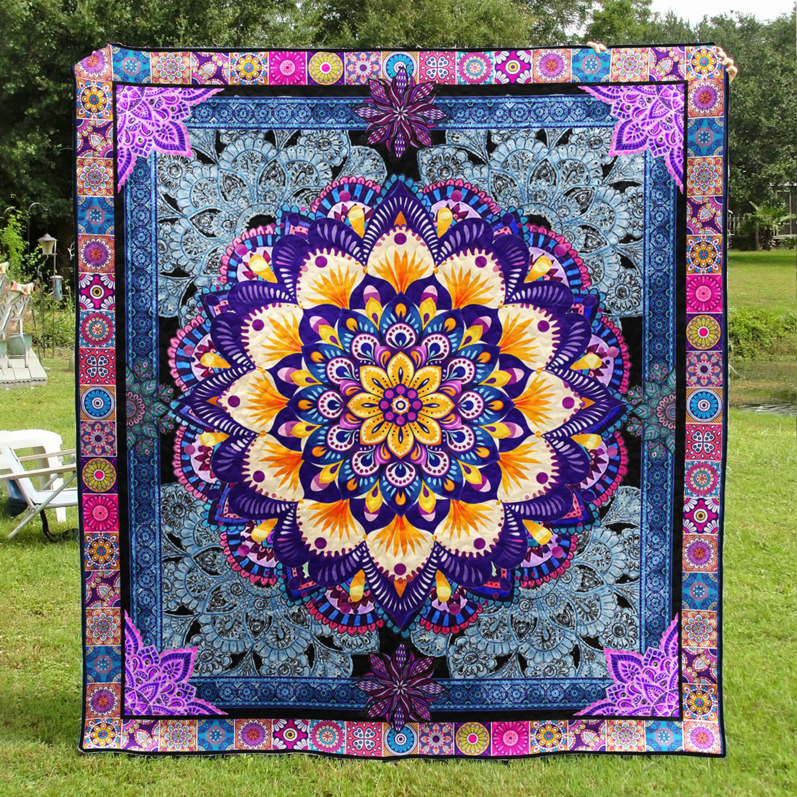 Mandala NT260405 Art Quilt – Yirenhouse