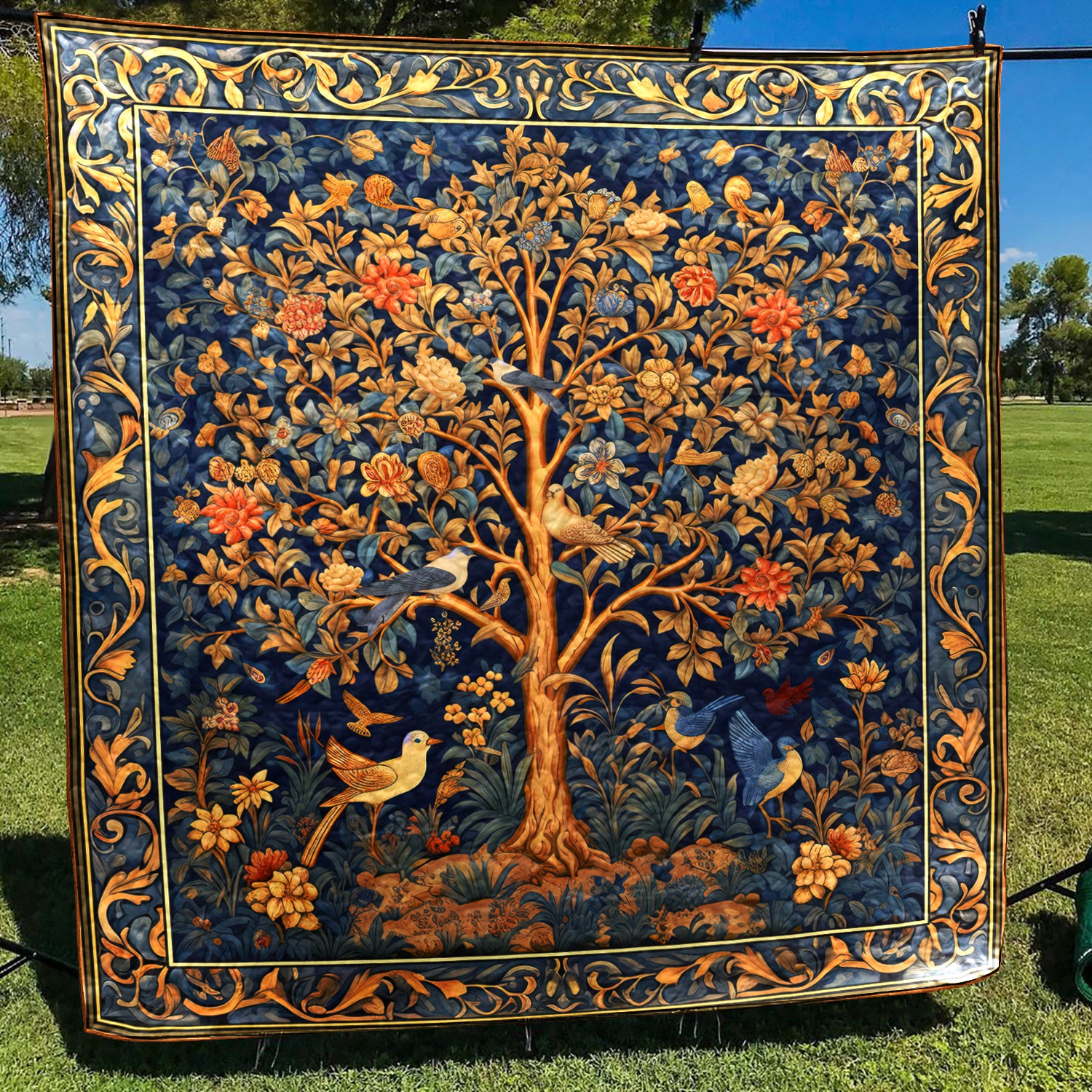 Tree Of Life CL28101161MDQ Art Quilt – Yirenhouse