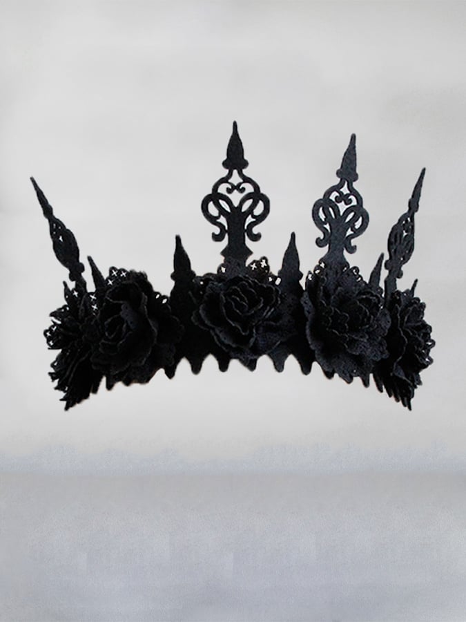 Dark Gothic Black Crown – tantuke