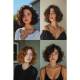 Short curly hair topper 2C