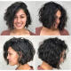 Short curly hair topper 2C