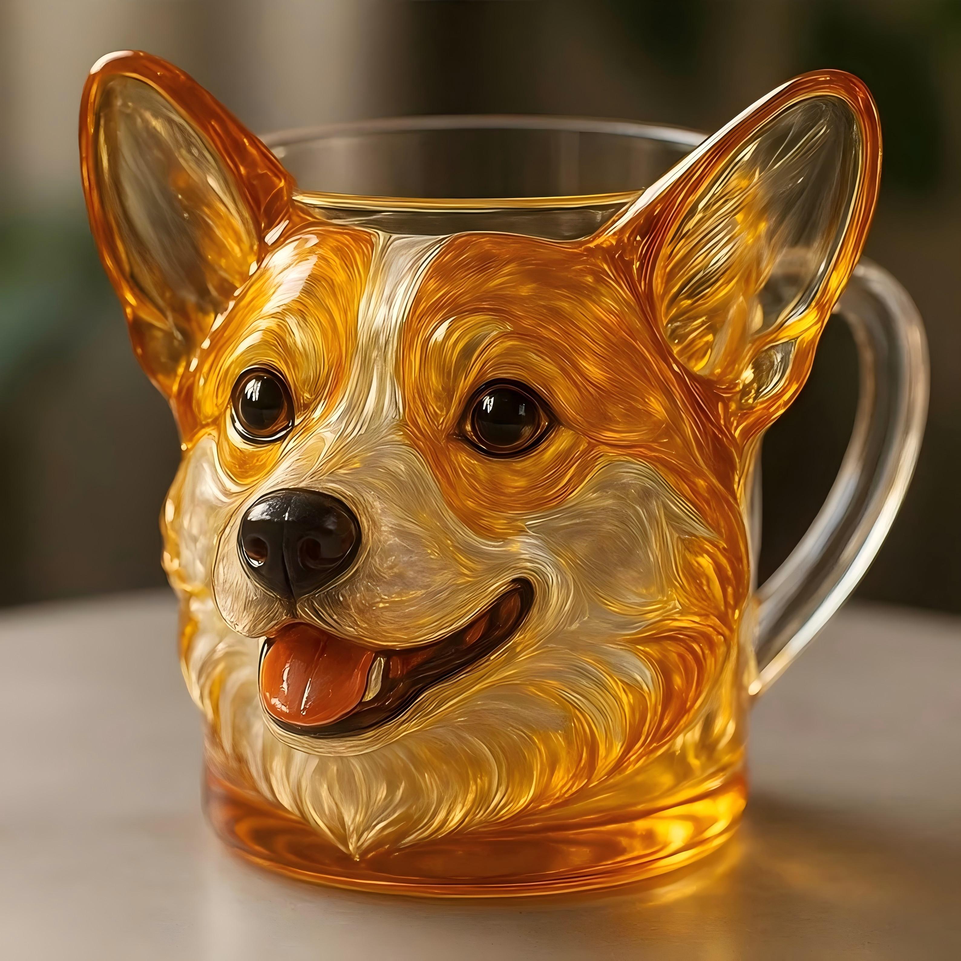 🐶Corgi Glass Mug™ — Your Playful Puppy Companion in Glass