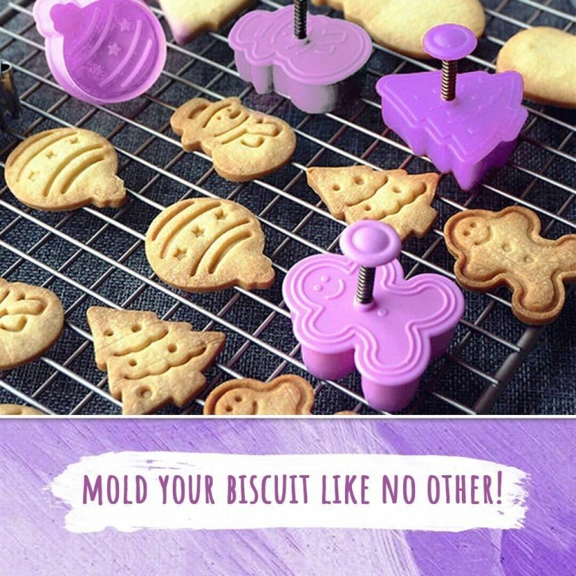 4pcs Stamp Biscuit Mold – Jxdegree