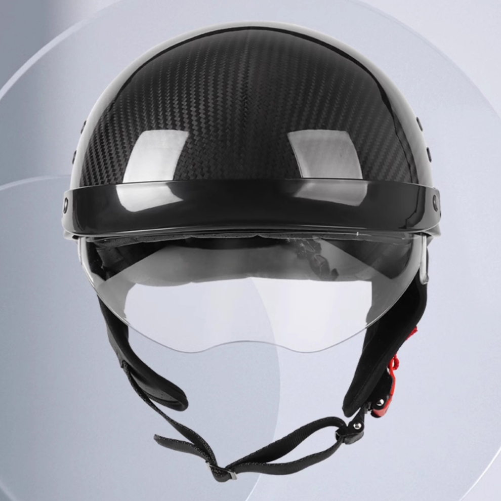 Carbon Fiber Motorcycle Half Helmet – Carbon Fiber Ever