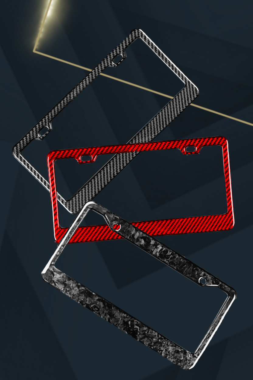 Carbon Fiber License Plate Frames – Carbon Fiber Ever