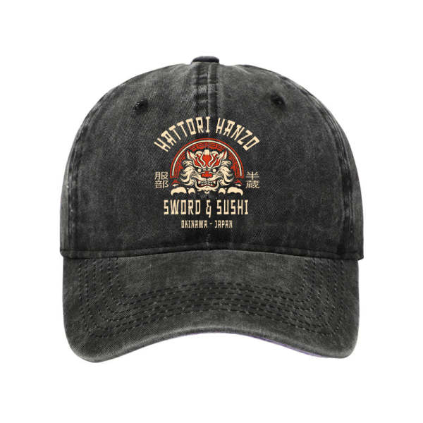 Hattori Hanzo Sword Washed Cap – Fishneo