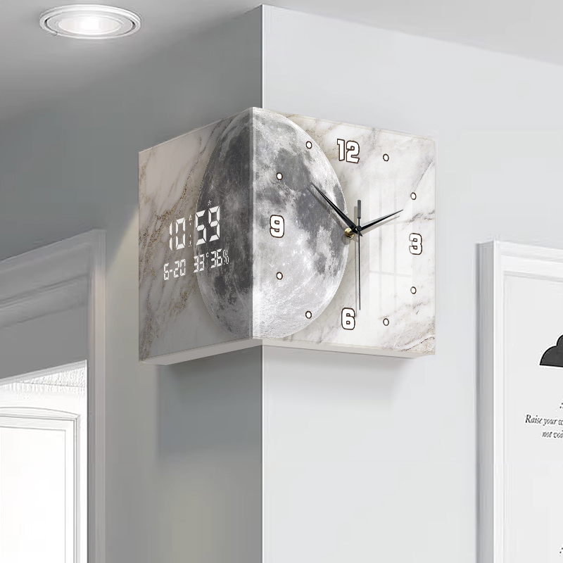 Wall Corner Clock – Overstocks