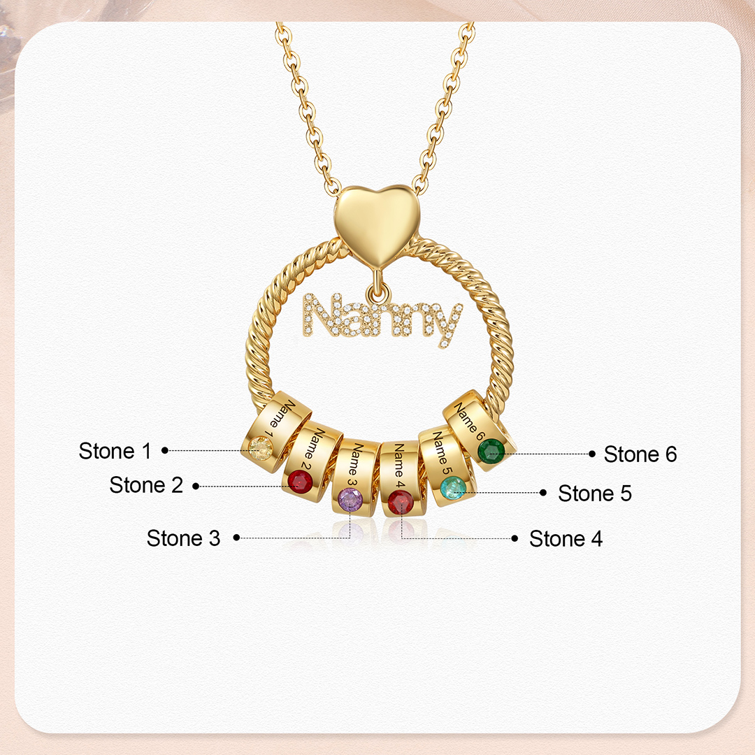 Personalised necklace for nanny store