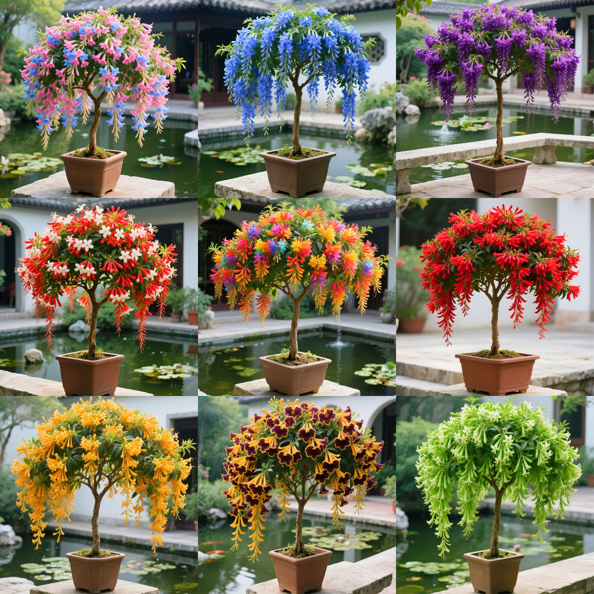 🎁New in🌷Mixed Bonsai Flaming Trumpet Seeds