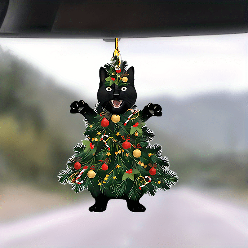 2D Flat Pendant decoration - Cute screamo cat