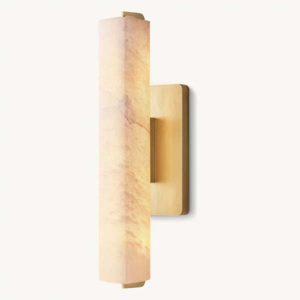 Audubon Alabaster Single Sconce,Restoration Hardware,Bathroom Sconces ...