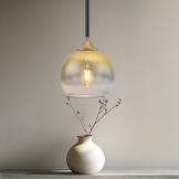 Homdiy Simple Glass Pendant Lighting Modern Kitchen Hanging Lamp ...