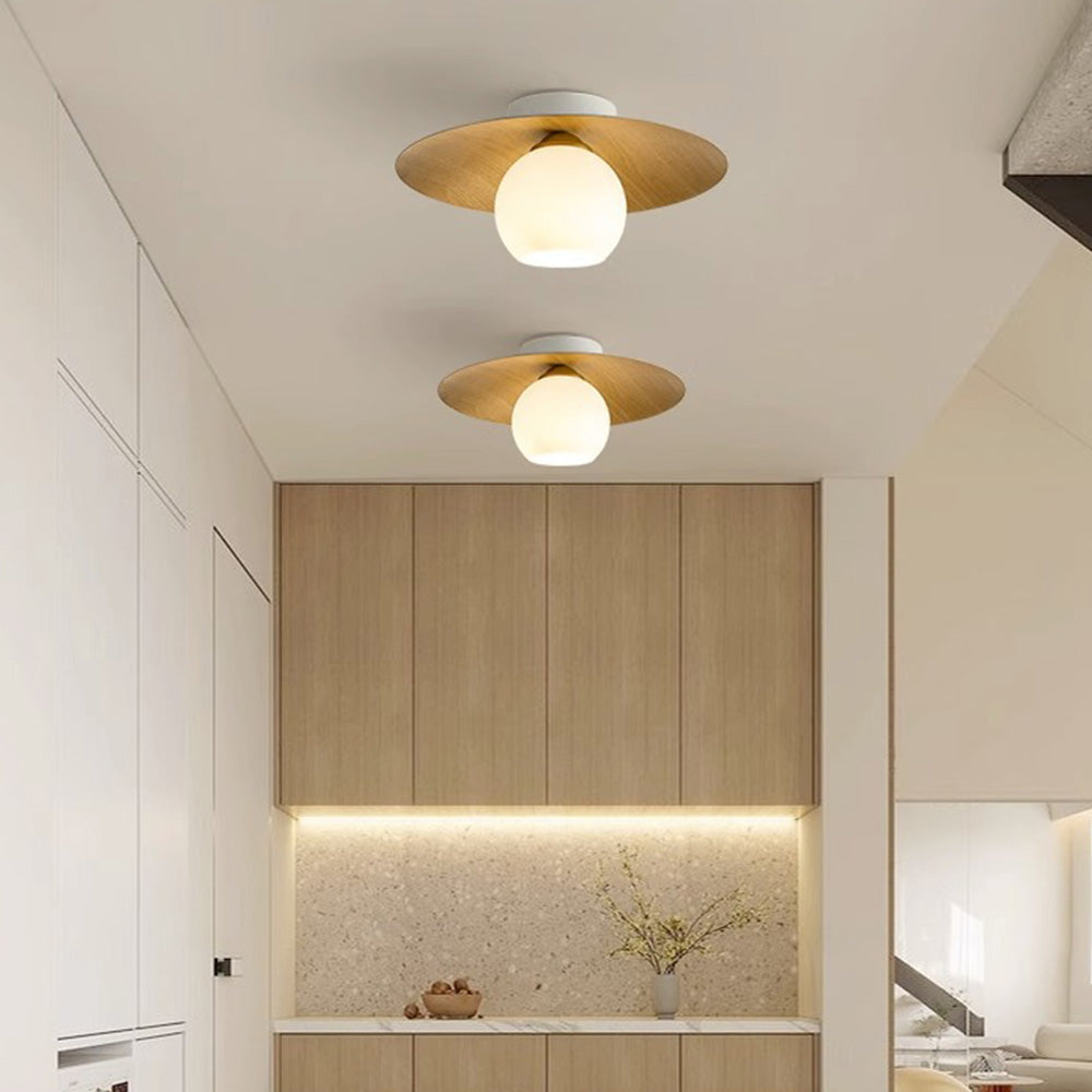 Homdiy Ceiling Light Modern Simple Style Semi Flush Mount Ceiling Lamp Homdiy UK