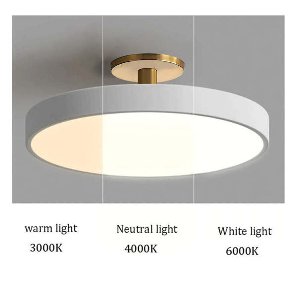 Homdiy LED Ceiling Lights Modern Flush Ceiling Lamp Round Living Room ...