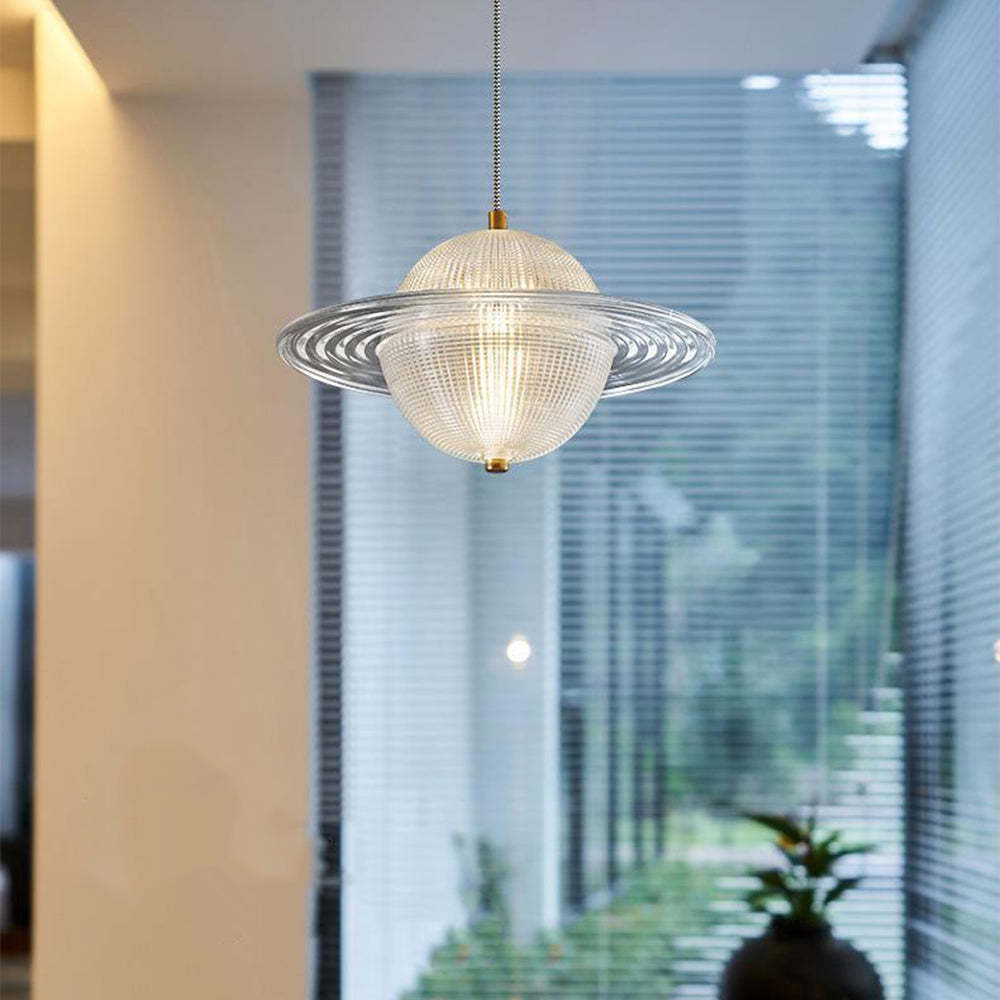 Homdiy Ceiling Pendant Light Creative Glass Planet Ceiling Light ...