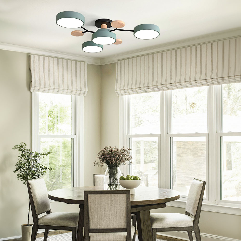 Homdiy Low Ceiling Chandelier Modern Led Ceiling Light Round Living ...