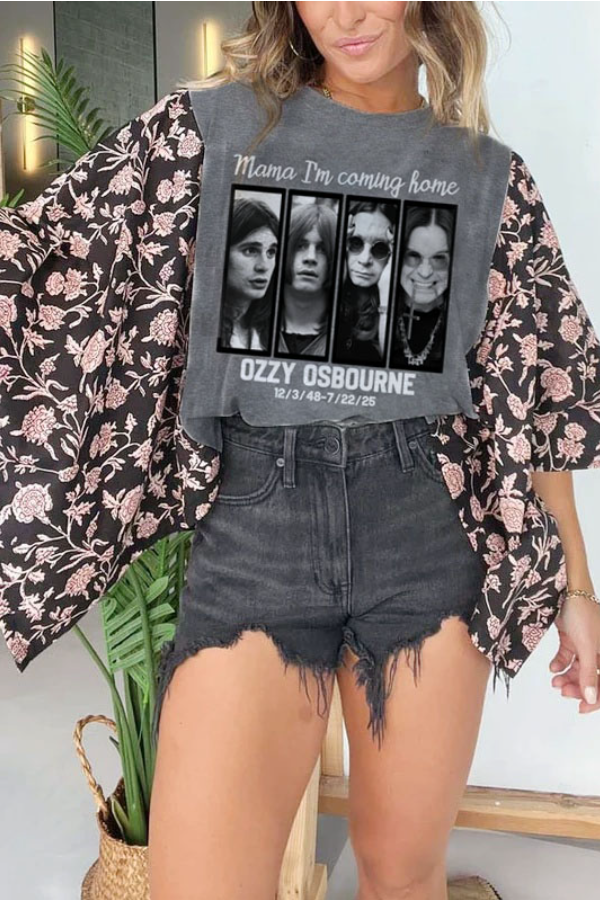 Ozzy Osbourne Mix & Match Tee （No Patch）