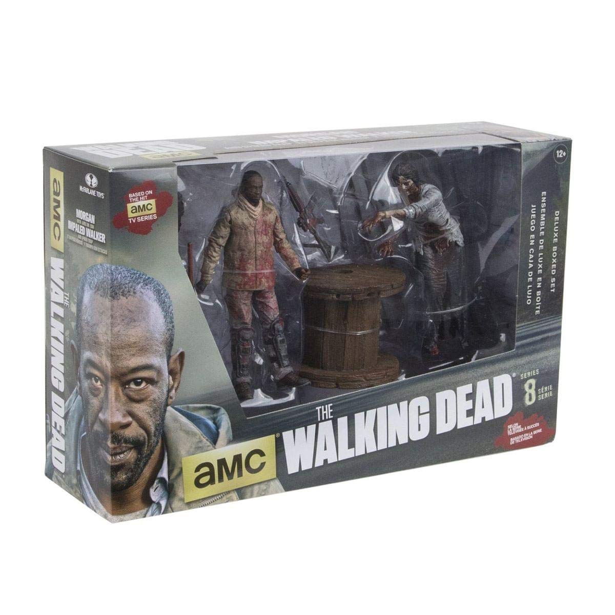 The Walking Dead Morgan Jones and Impaled Walker with Spike Trap Deluxe ...