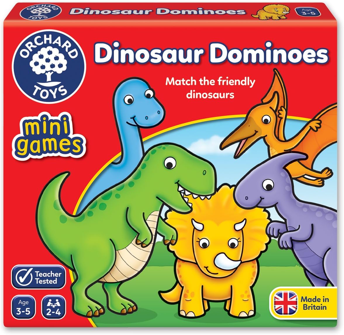 Orchard Toys Dinosaur Dominoes Mini Game – Phillips Toys