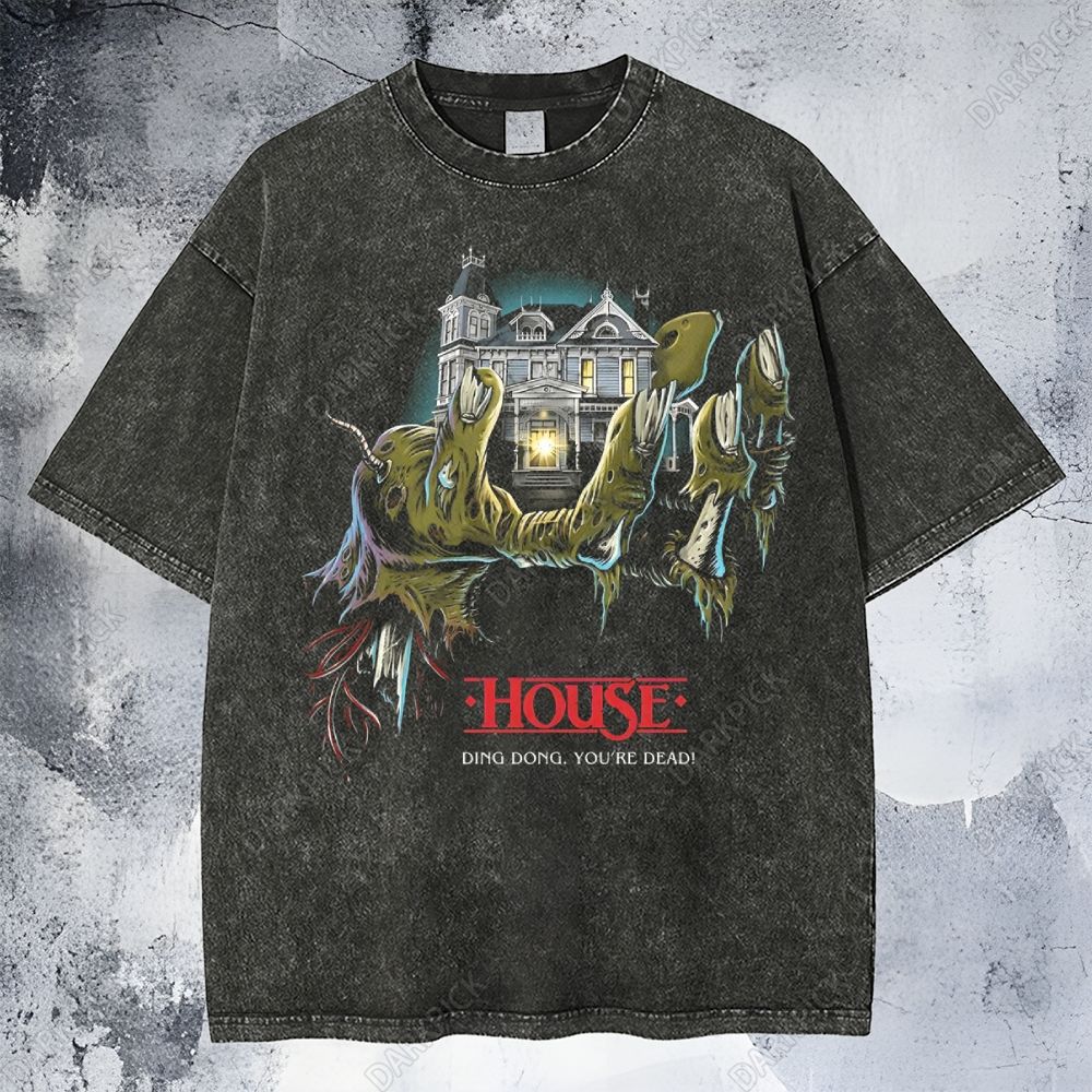House 1985 Horror Movie Washed T-Shirt