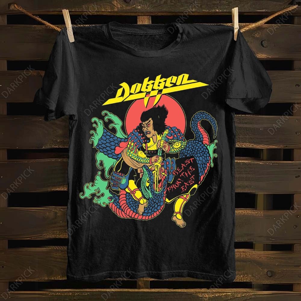 Dokken Band Beast From The East Cotton T-shirt – darkpick