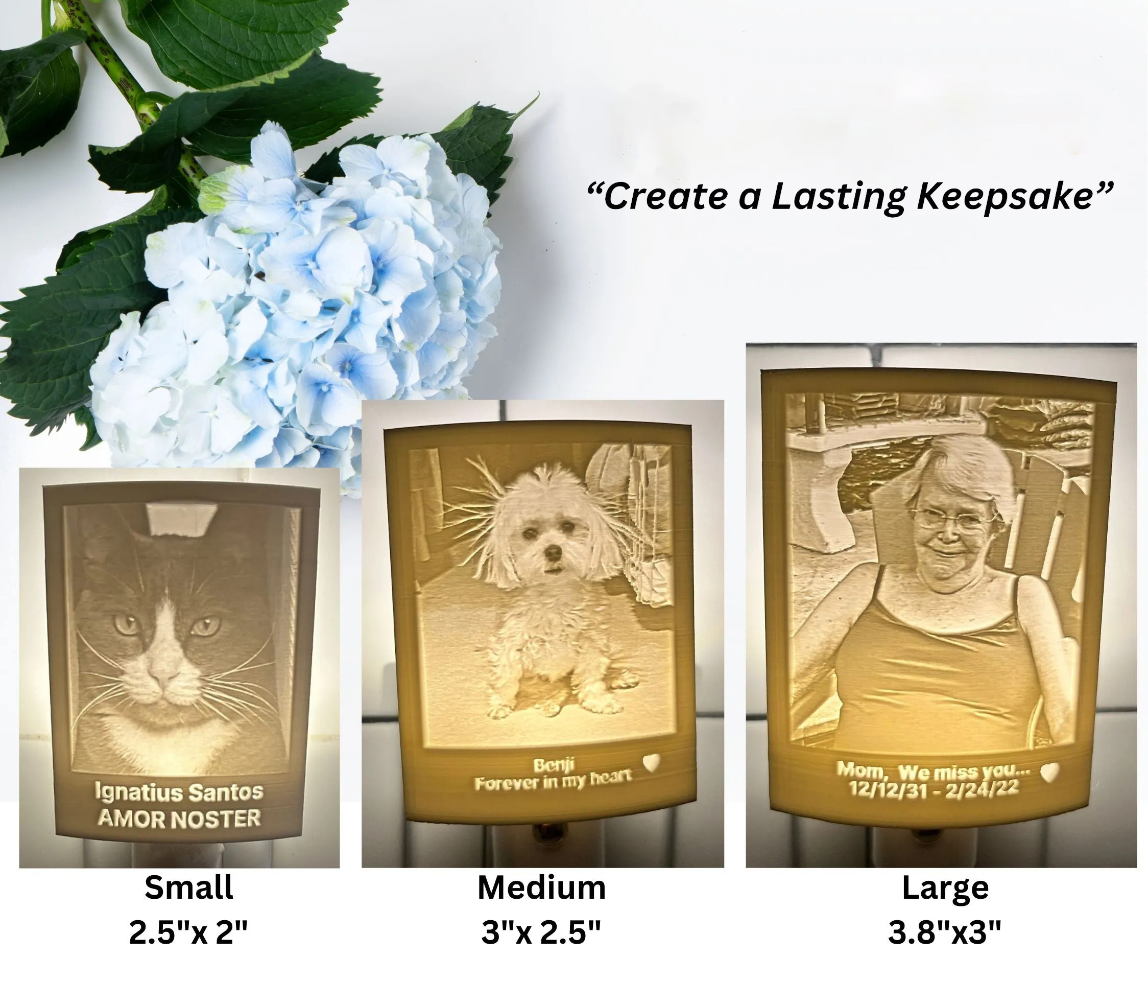 Petcreativeart Personalized Night Light