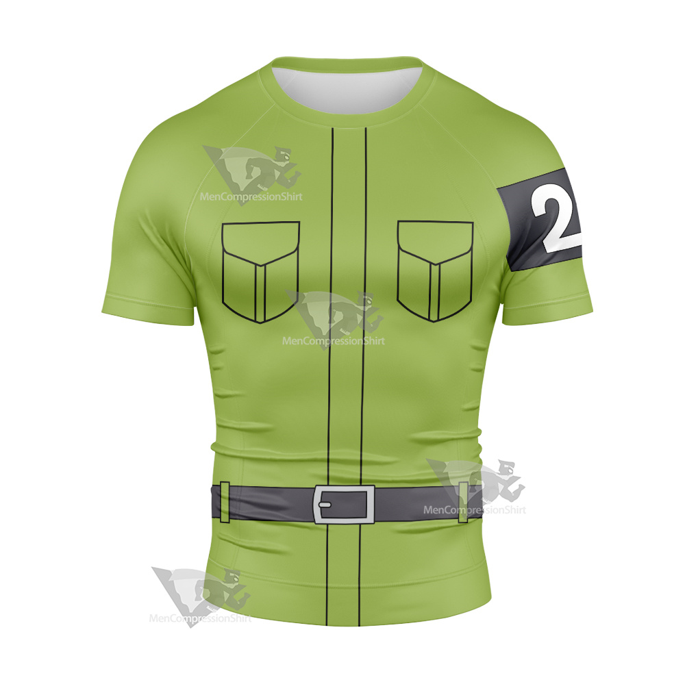 Welcome To Demon School Ichiro Androalphus Short Sleeve Compression ...