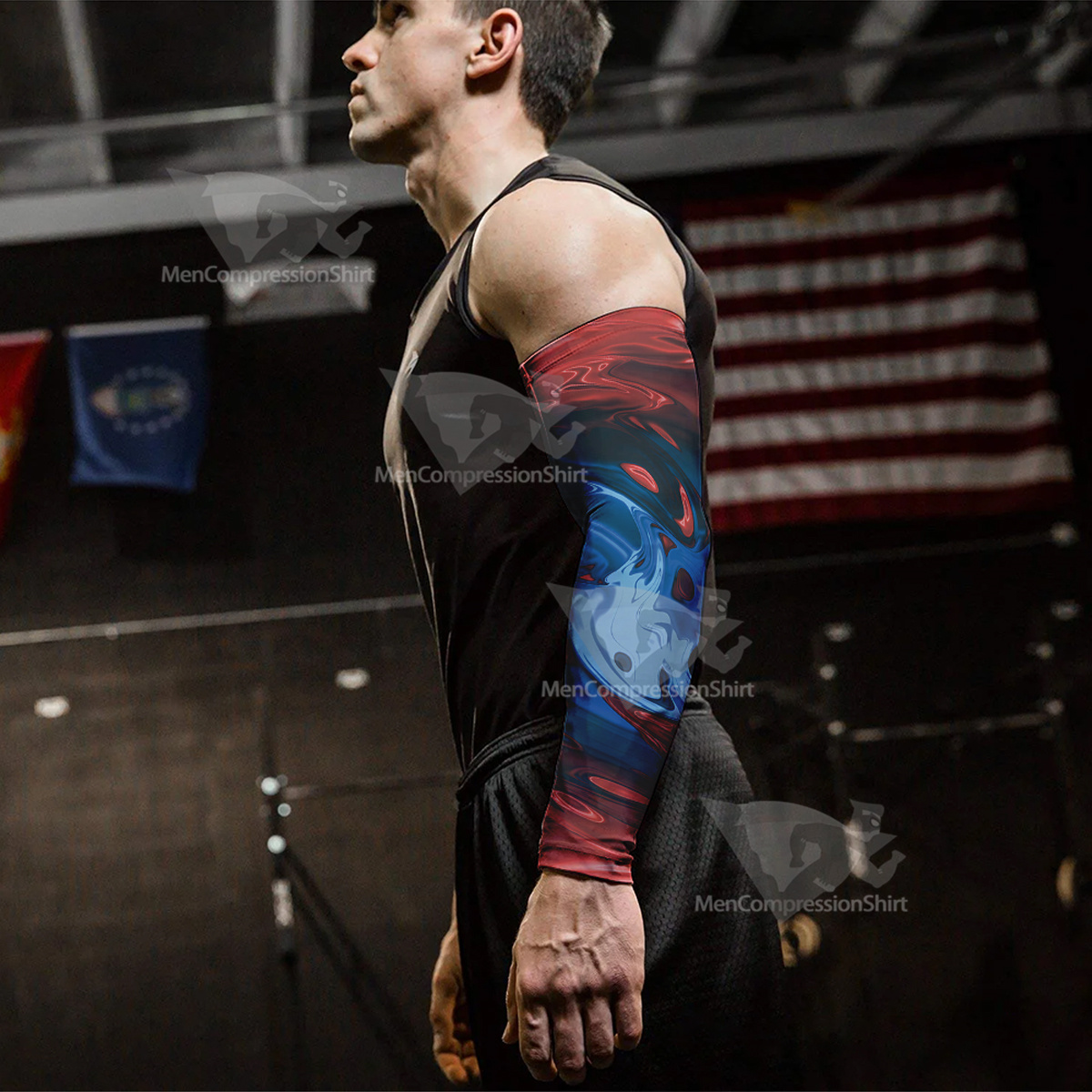 Balatro Swirl Background Compression Arm Sleeve – MensCompressionShirt