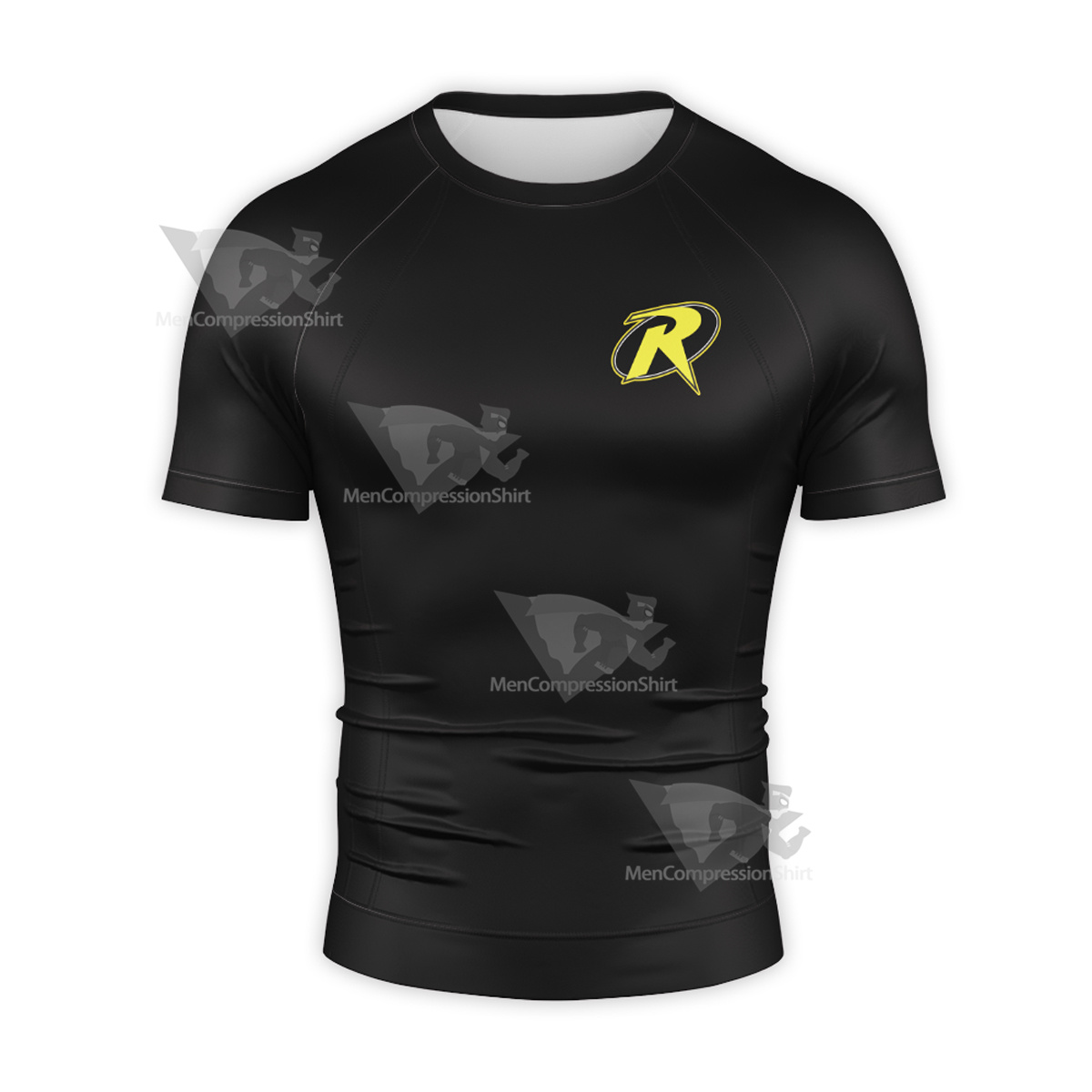 Batman Robin Hahaha Jokes On You Short Sleeve Compression Shirt ...