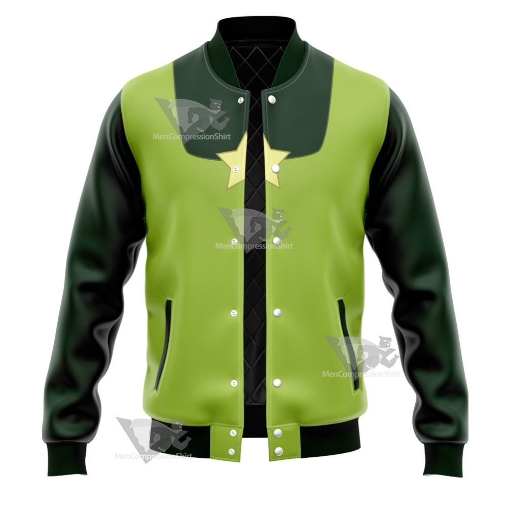 Cucumber Quest Peridot Green Cosplay Varsity Jacket – MensCompressionShirt