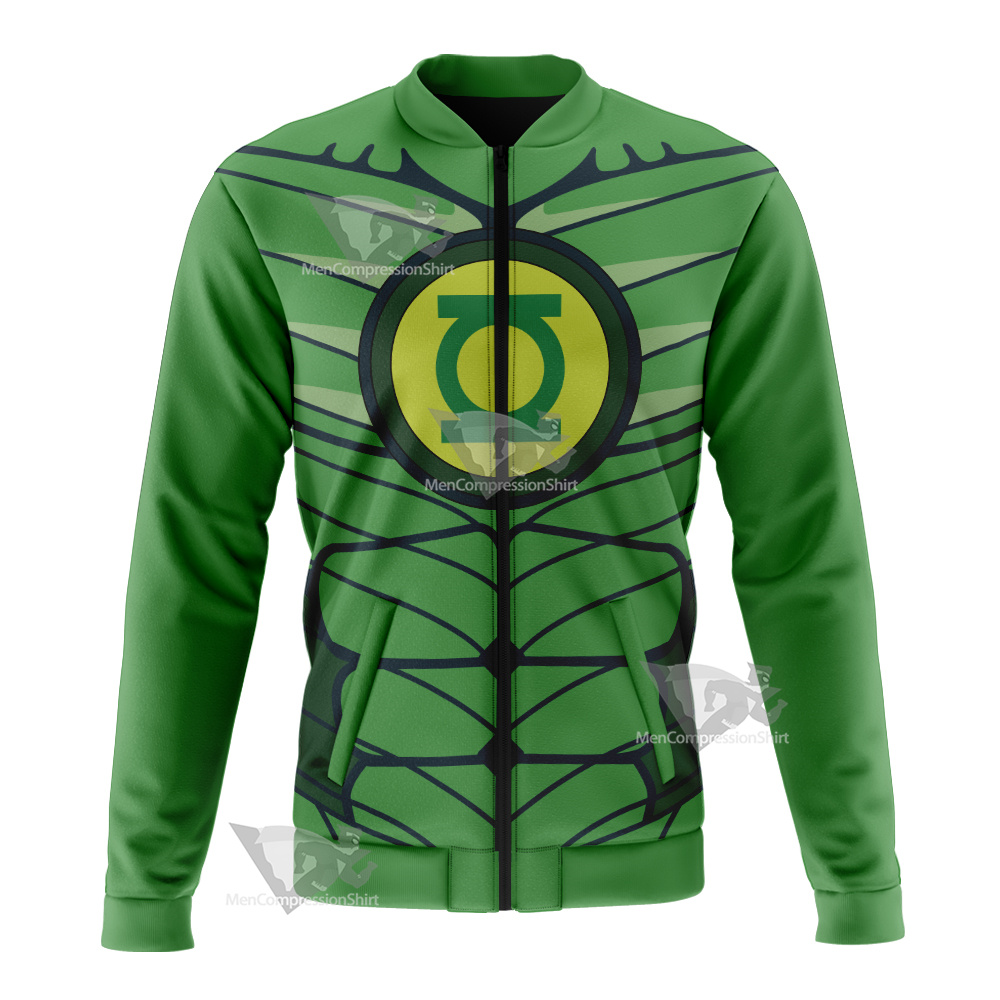 Dc Green Lantern Line Cosplay Bomber Jacket – MensCompressionShirt