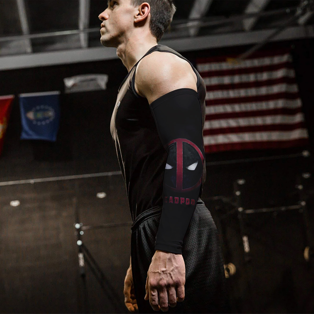 Classic Red Compression Arm Sleeve – MensCompressionShirt