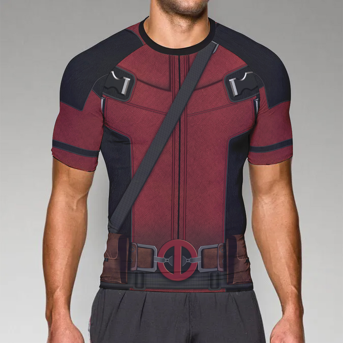 Classic Red Hero Compression Shirt For Men – MensCompressionShirt