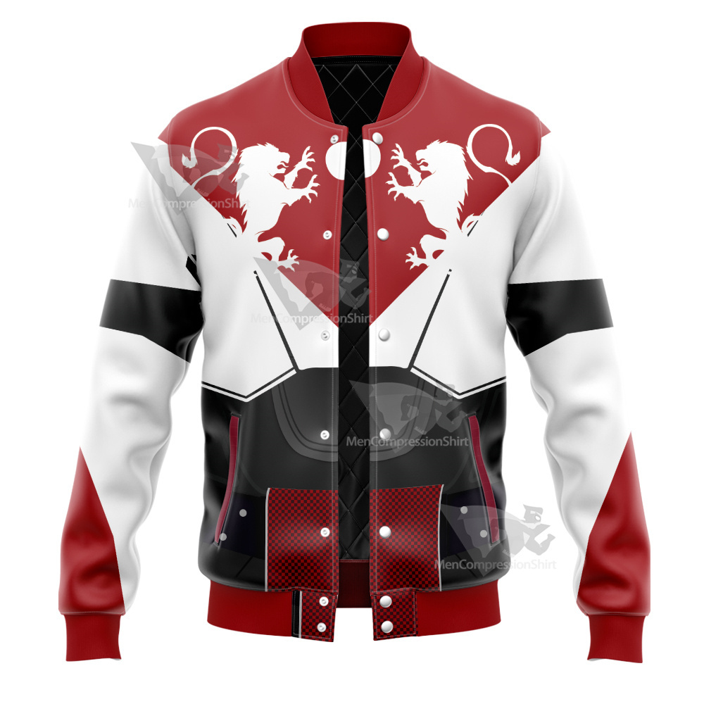 Destiny 2 Titan Cosplay Zip Up Hoodie Varsity Jacket – MensCompressionShirt
