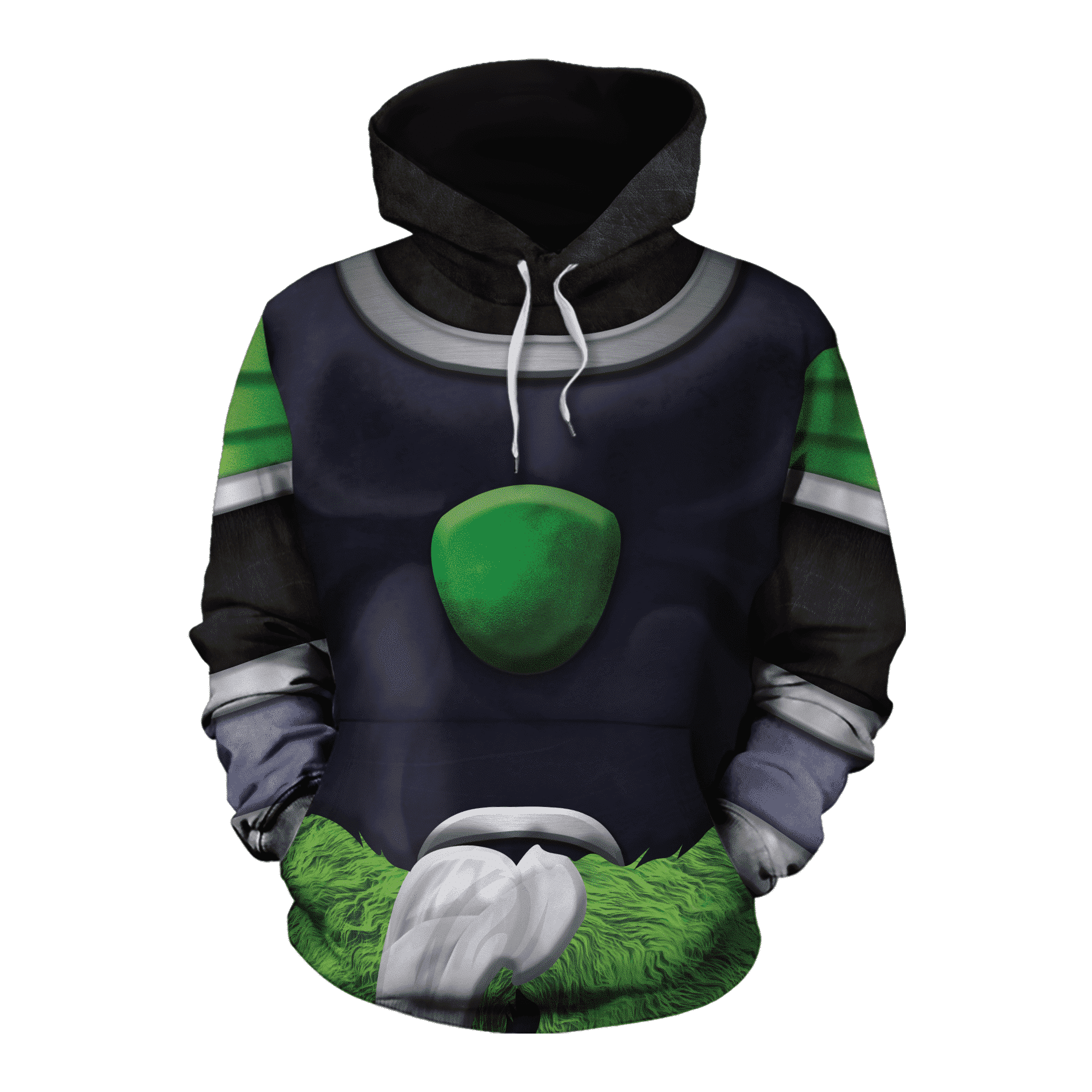 Dragon Ball Z Unbreakable Broly Armor Suit Pullover Anime Cosplay Hood ...
